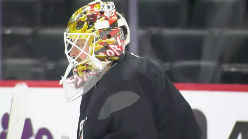 Senators' Linus Ullmark Game Ready but Stays Backup Role for Now ...